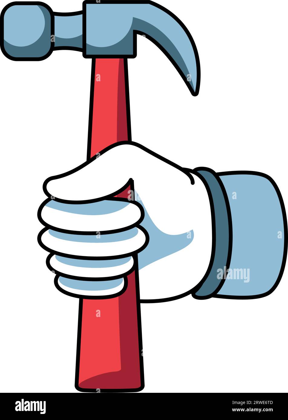 hand with tool Stock Vector Image & Art - Alamy