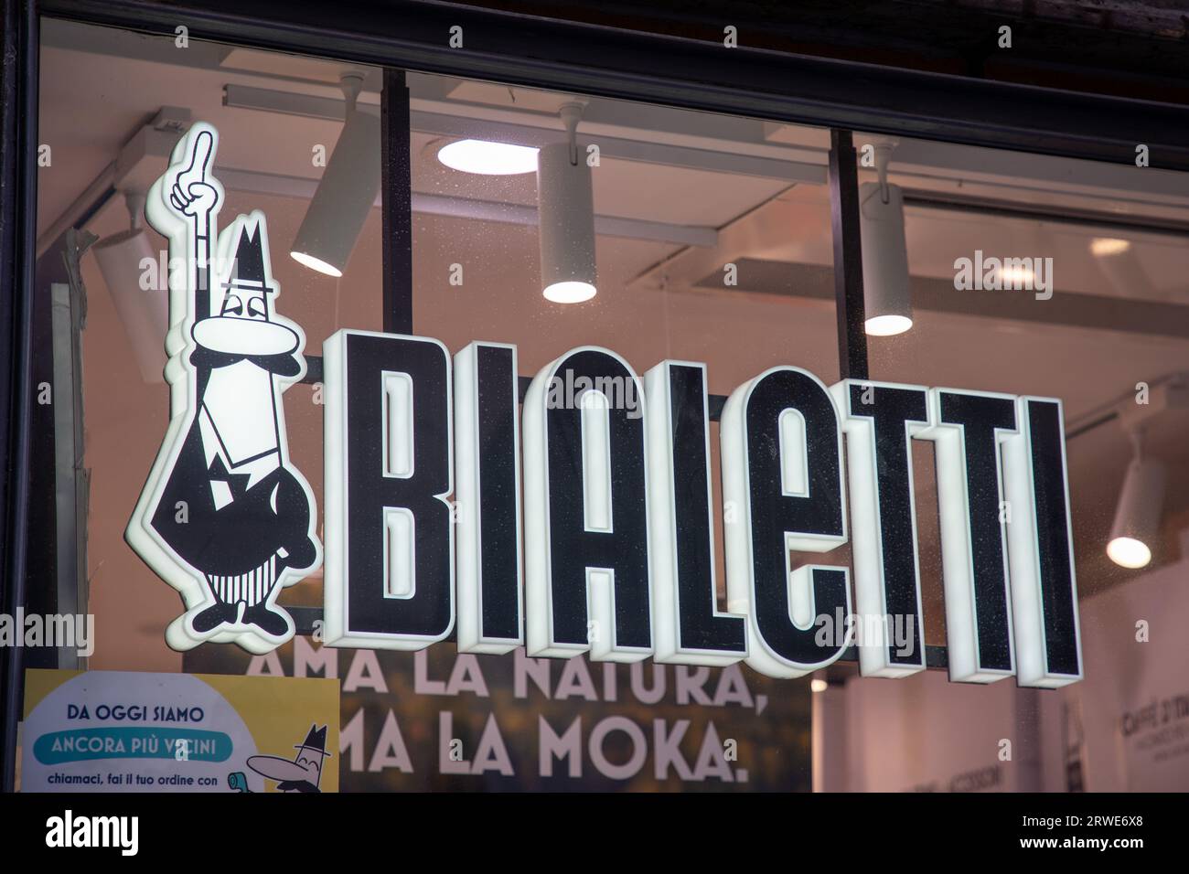Bialetti sign hi-res stock photography and images - Alamy