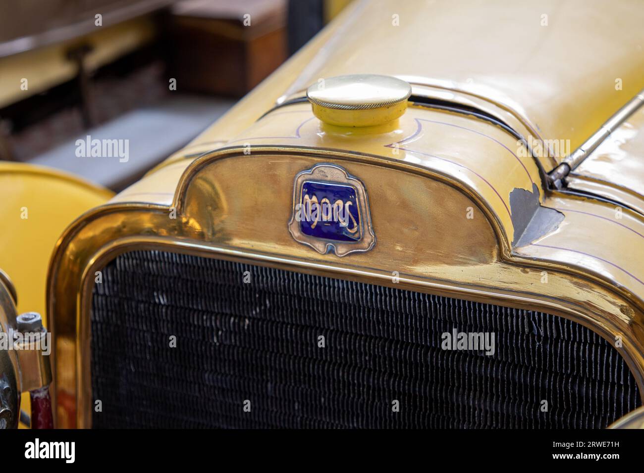 Talmont , France - 09 12 2023 : Mors automobile logo brand and text ...
