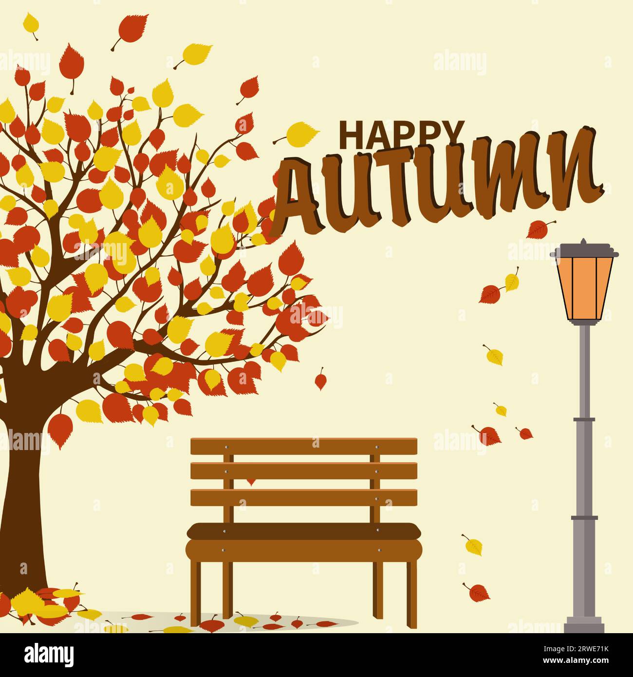 Changing woodland Stock Vector Images - Alamy