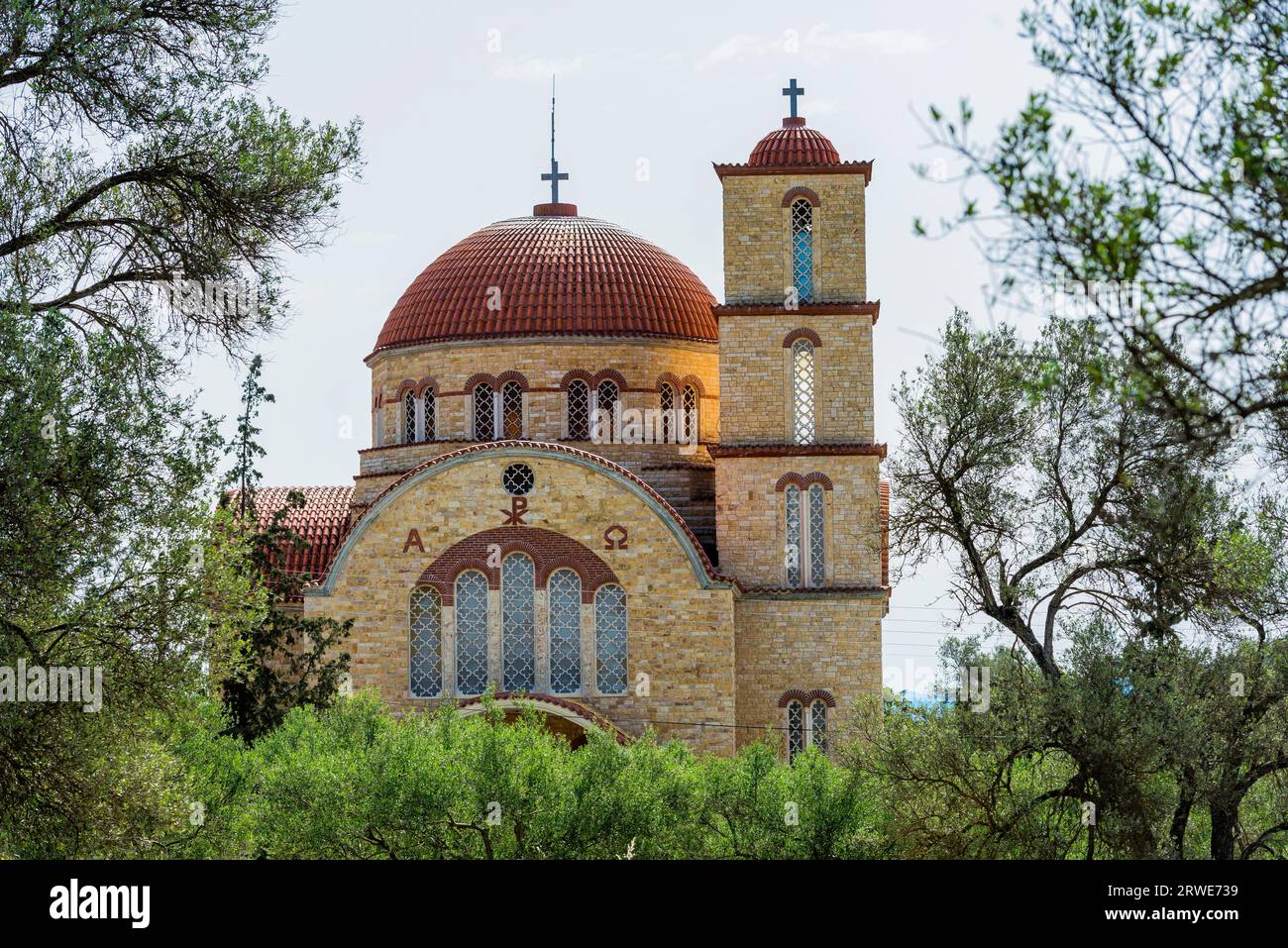 Crete church greece orthodox hi-res stock photography and images - Alamy
