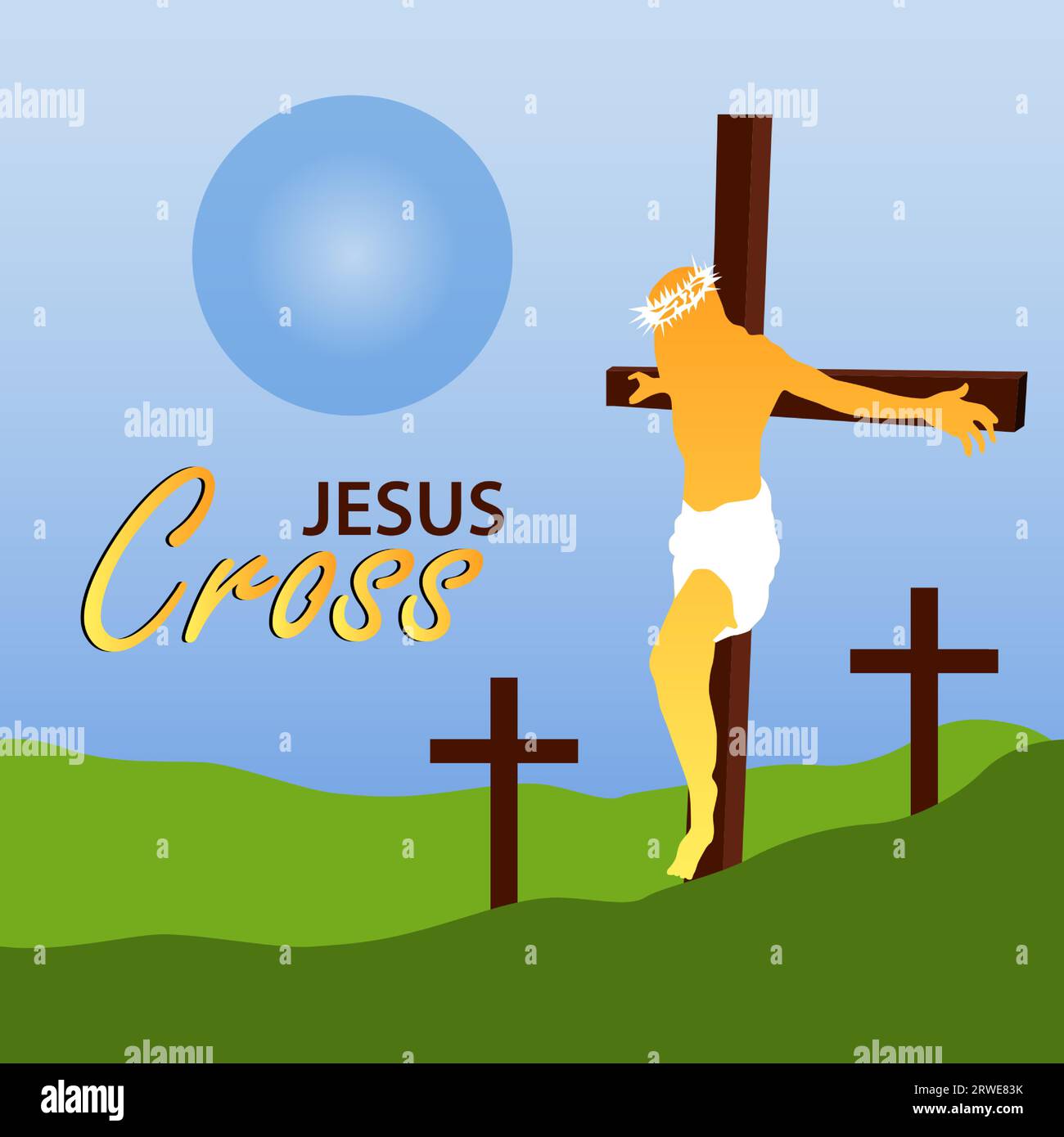 Is the central figure of christianity Stock Vector Images - Alamy