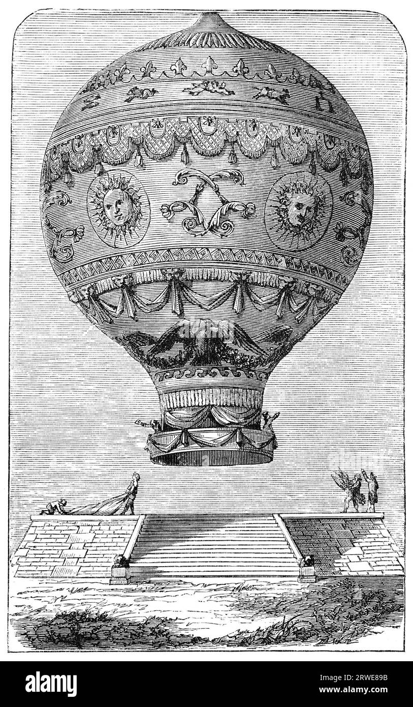 Balloon ride view Cut Out Stock Images & Pictures - Alamy