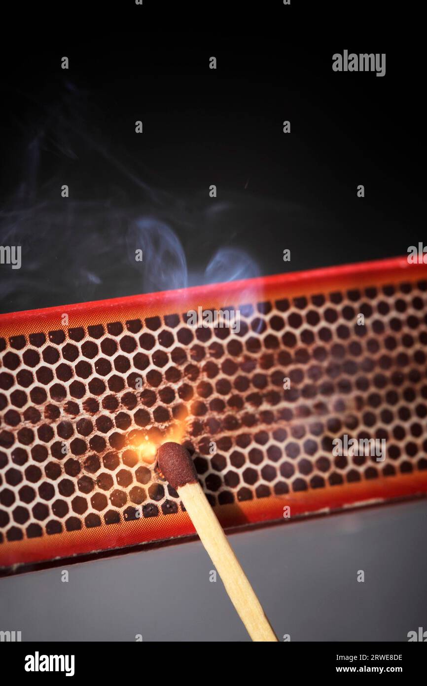 Striking a match hi-res stock photography and images - Alamy