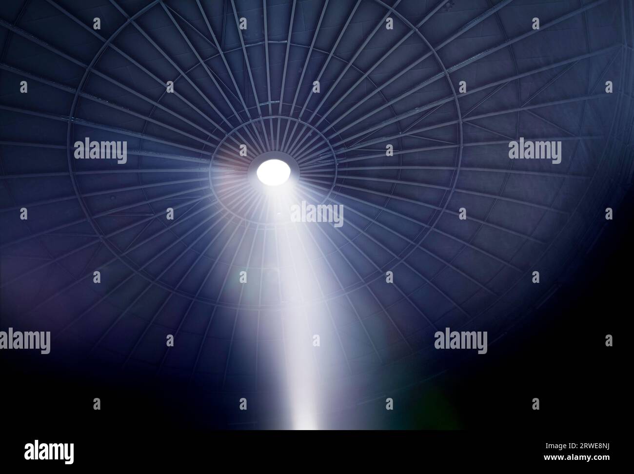 Metallic structure background with a beam of light Stock Photo - Alamy