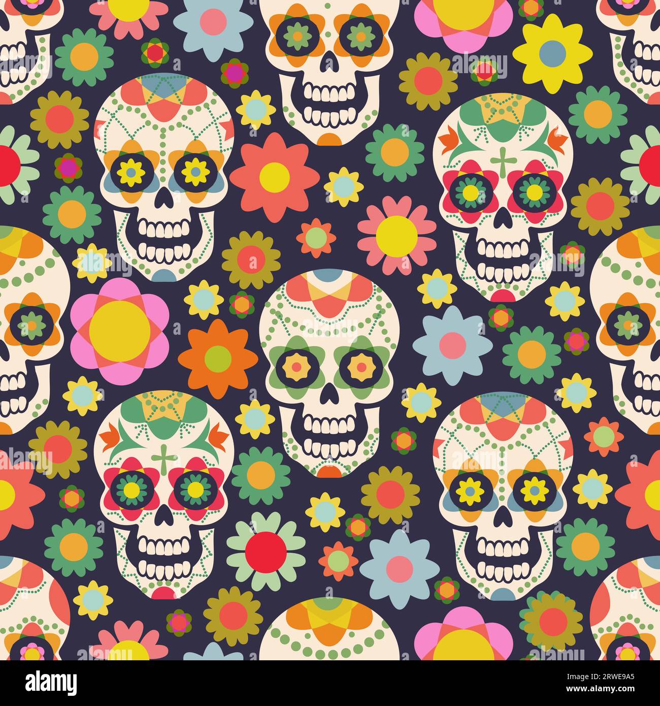 Mexican dead day party Stock Vector Images - Alamy