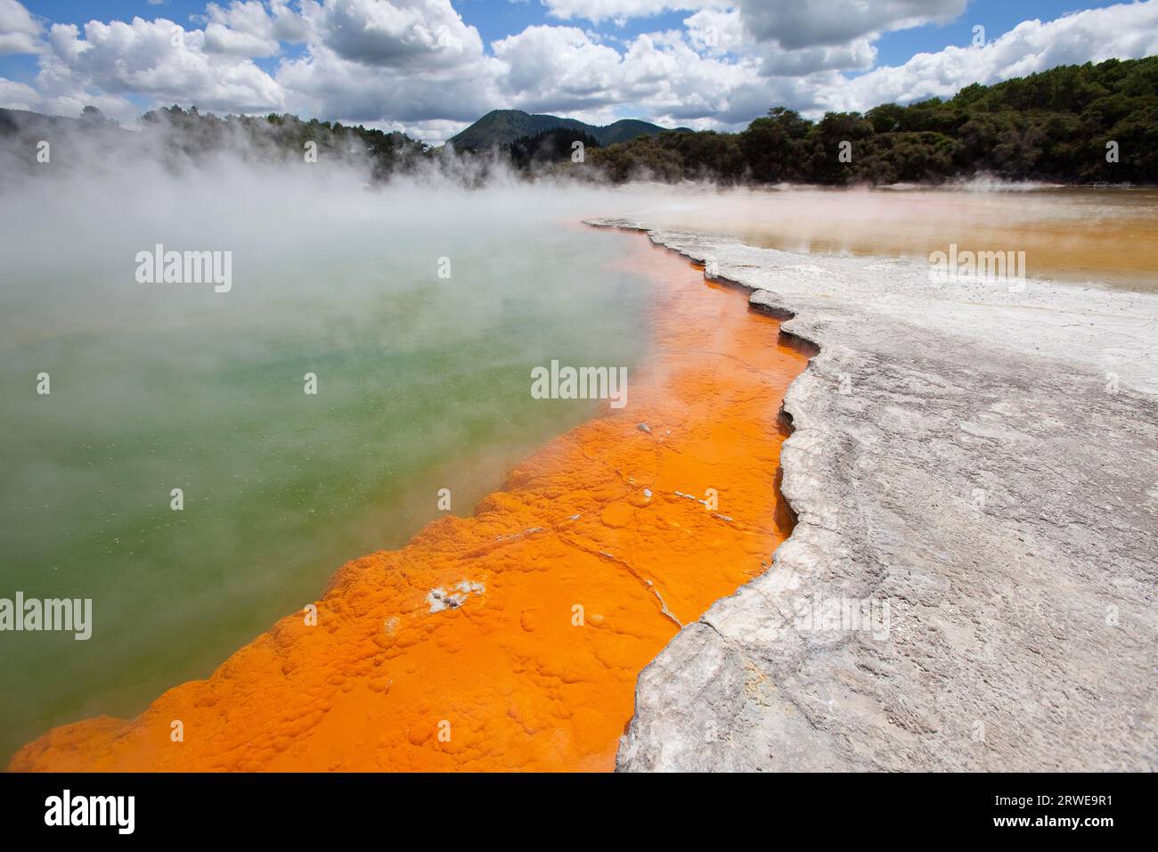 Rotorua volcano hi-res stock photography and images - Alamy