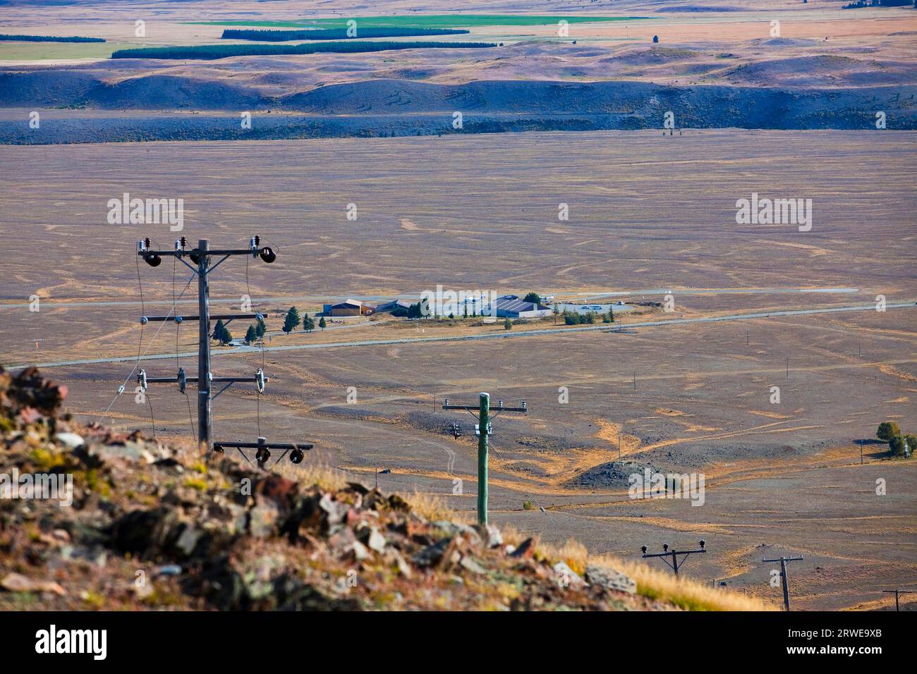 Mackenzie country, New Zealand, South Island Stock Photo - Alamy