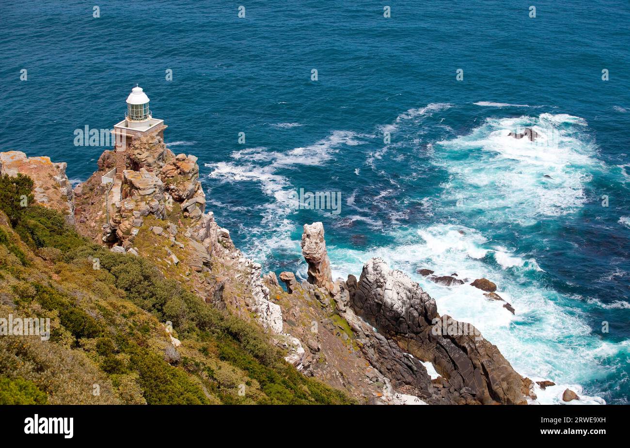 Lighthouse at cape of good hope, southafrica Stock Photo - Alamy