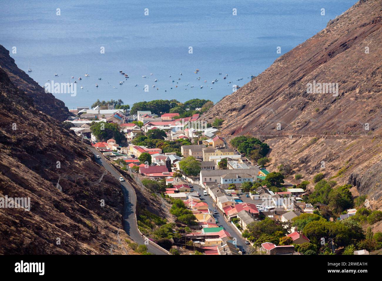 Jamestown, the capital of Saint Helena Stock Photo - Alamy