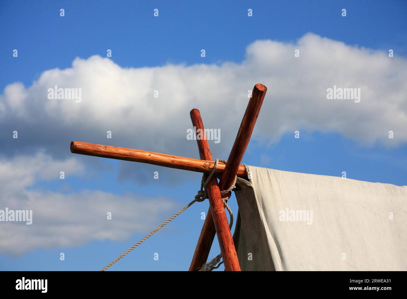 Trappers tent hi-res stock photography and images - Alamy