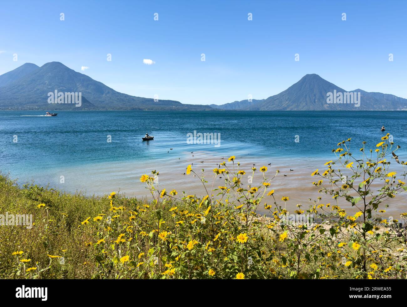 Beautiful lake atitlan hi-res stock photography and images - Alamy