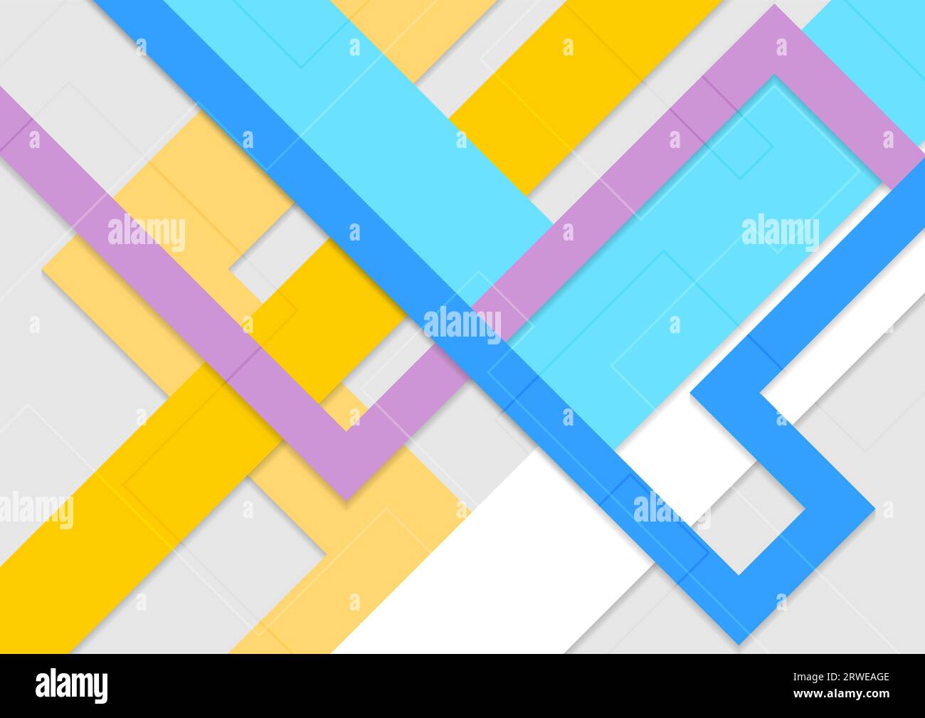 Colorful abstract tech minimal geometric background. Vector design Stock Vector Image & Art - Alamy