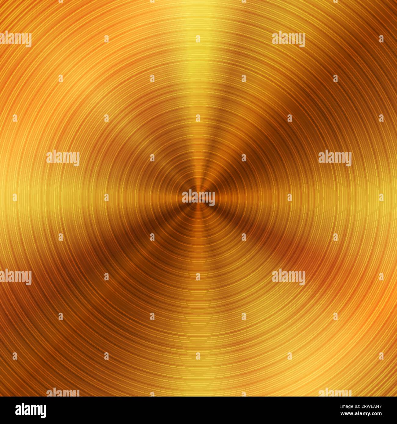 Abstract bronze round gradient texture background. Vector golden button ...