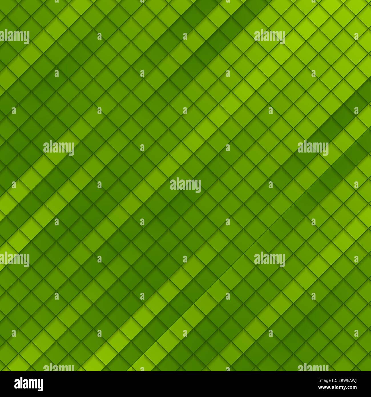 Green squares mosaic abstract tech background. Vector pattern design ...
