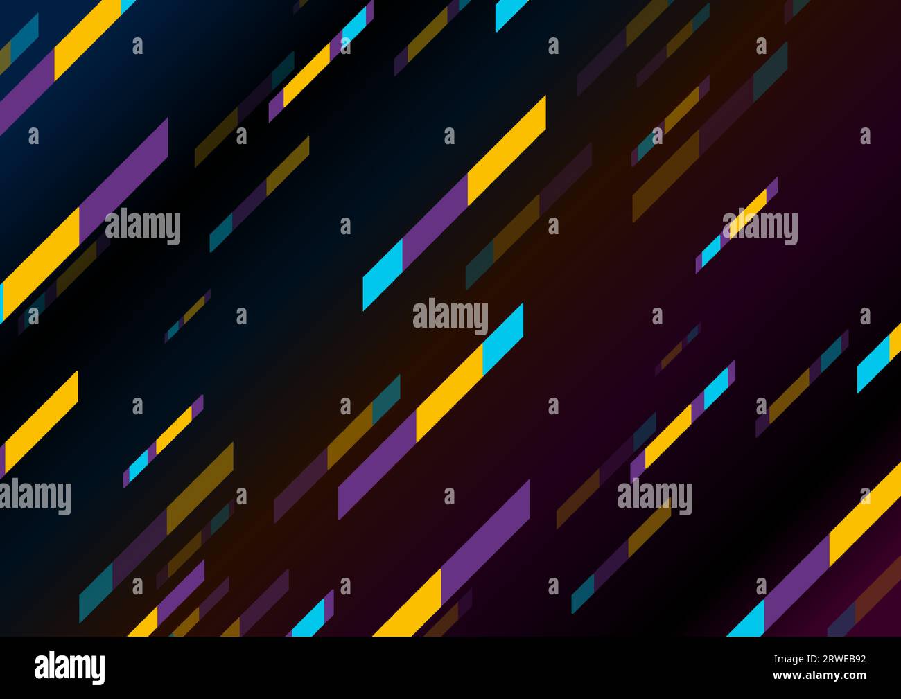 Abstract colorful geometric minimal tech background. Retro futuristic ...