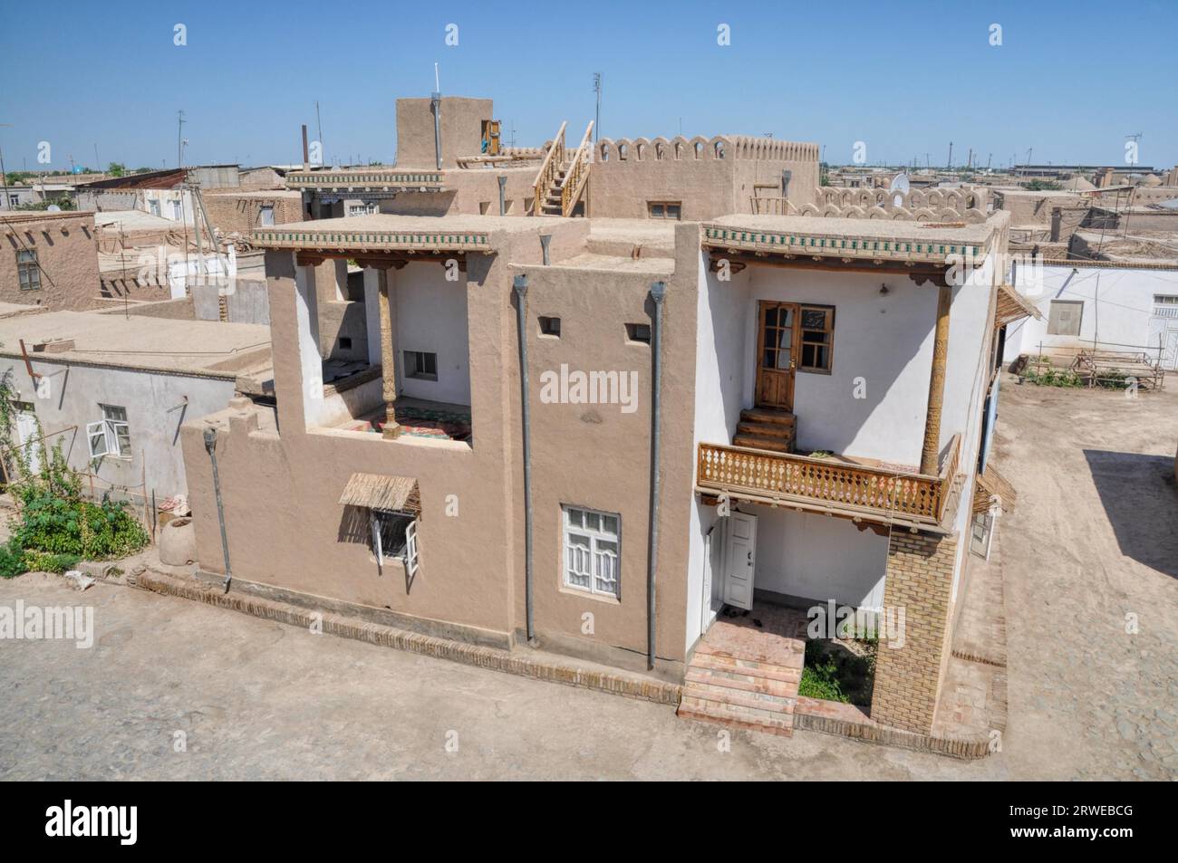 Traditional house in Khiva, Uzbekistan Stock Photo - Alamy