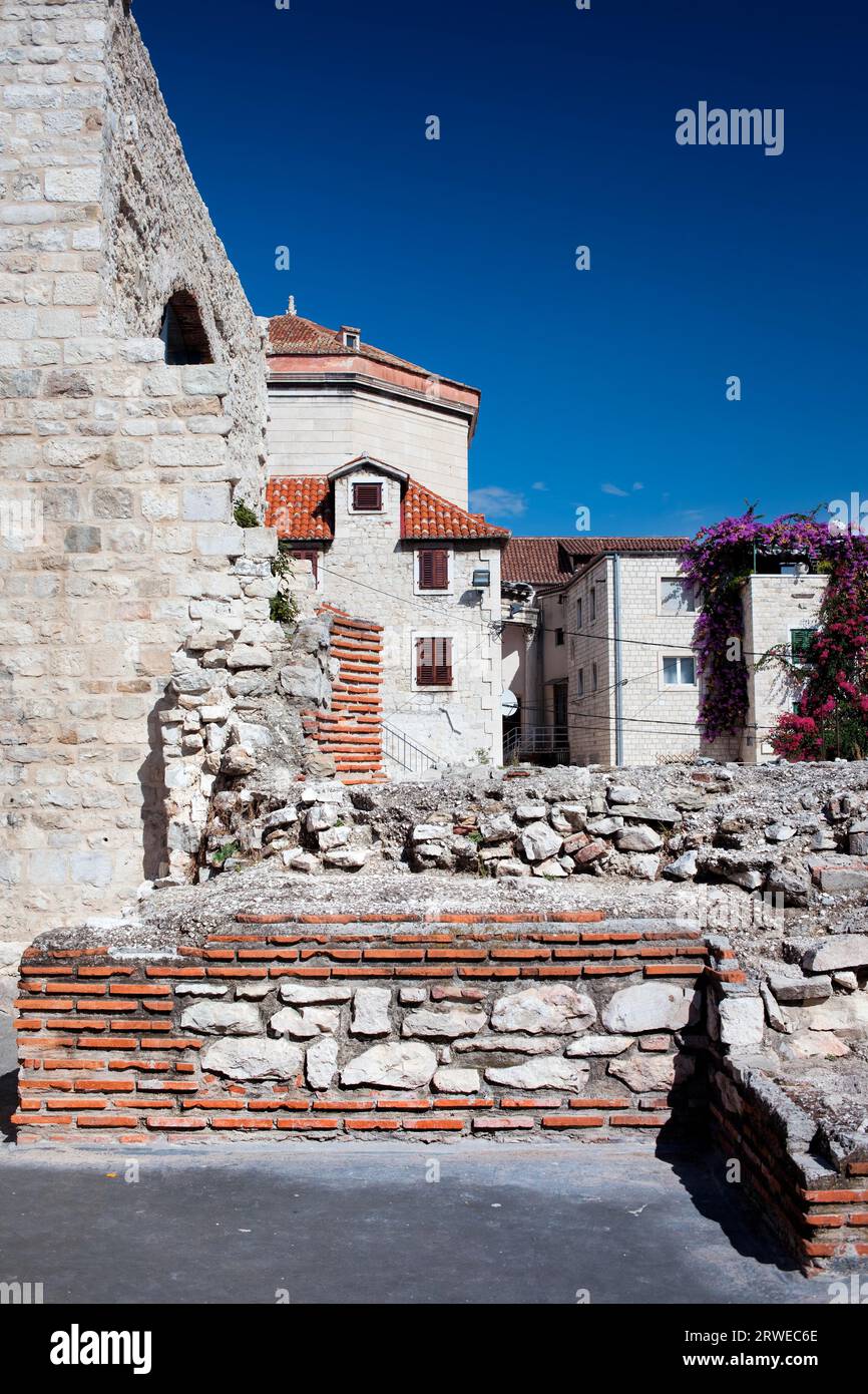Old Town architecture in Split, Croatia Stock Photo - Alamy
