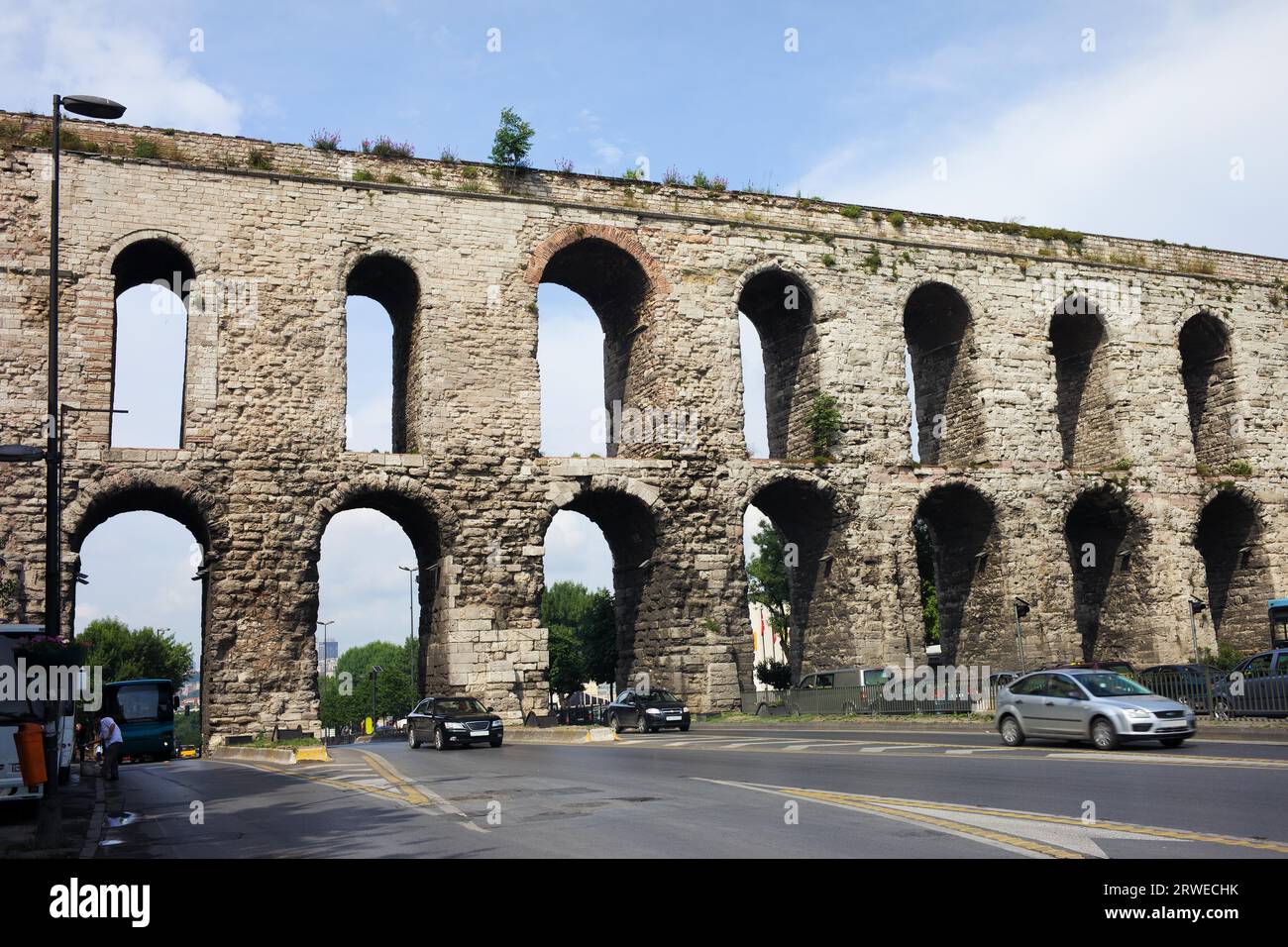 The Valens Aqueduct (Turkish: Bozdogan Kemeri) Roman architecture in ...