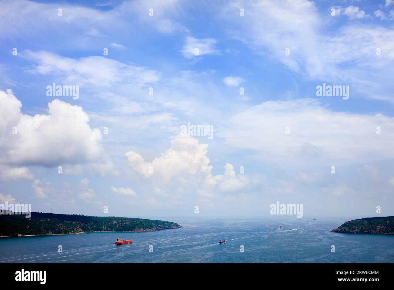 Bosphorus strait aerial view hi-res stock photography and images - Alamy