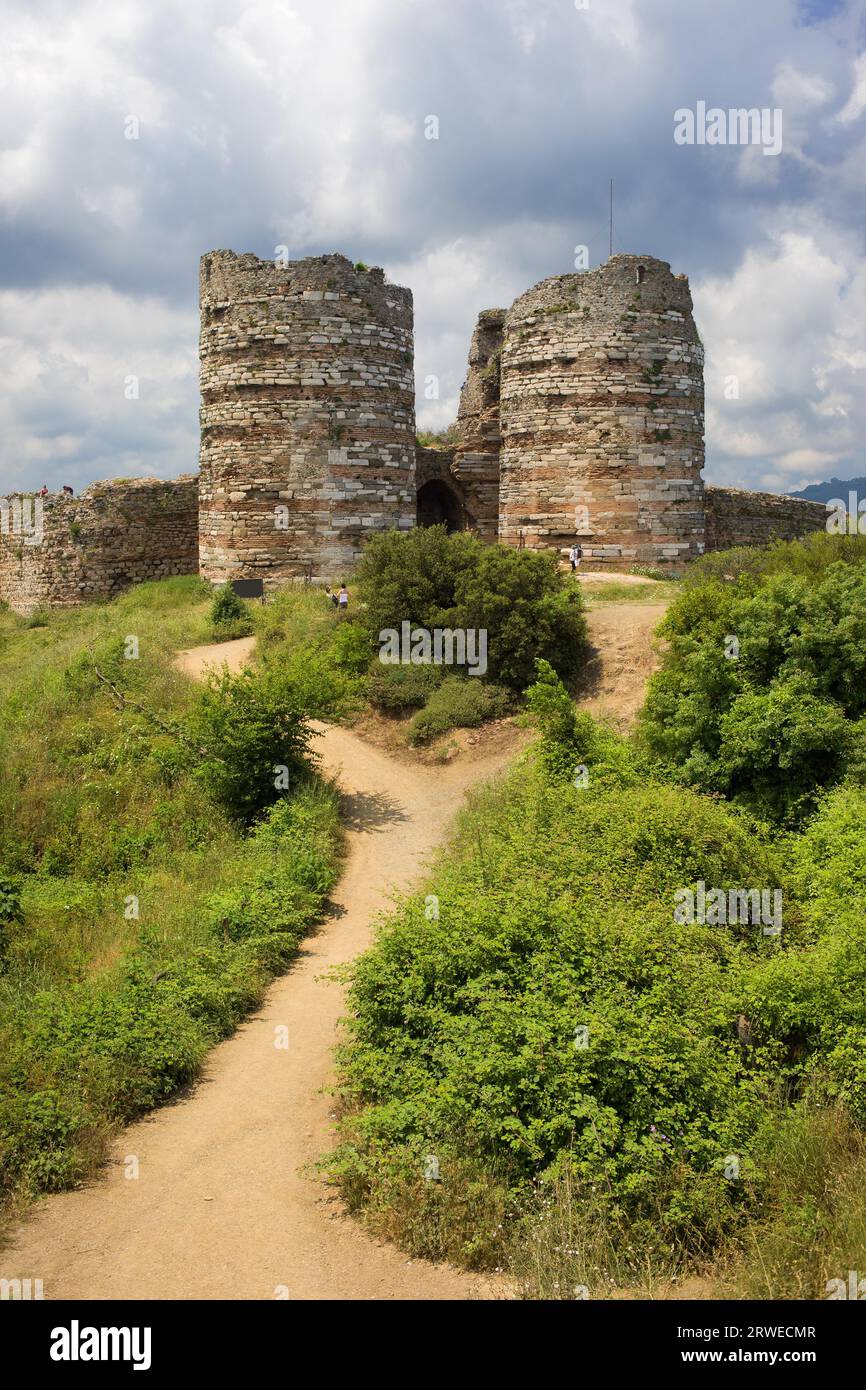 Ruins of Yoros Castle (or Genoese Castle) Byzantine architecture in ...