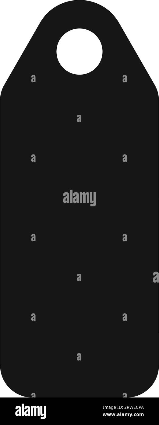 Ear tag for cattle. Black identification label for farm animals Earmark ...