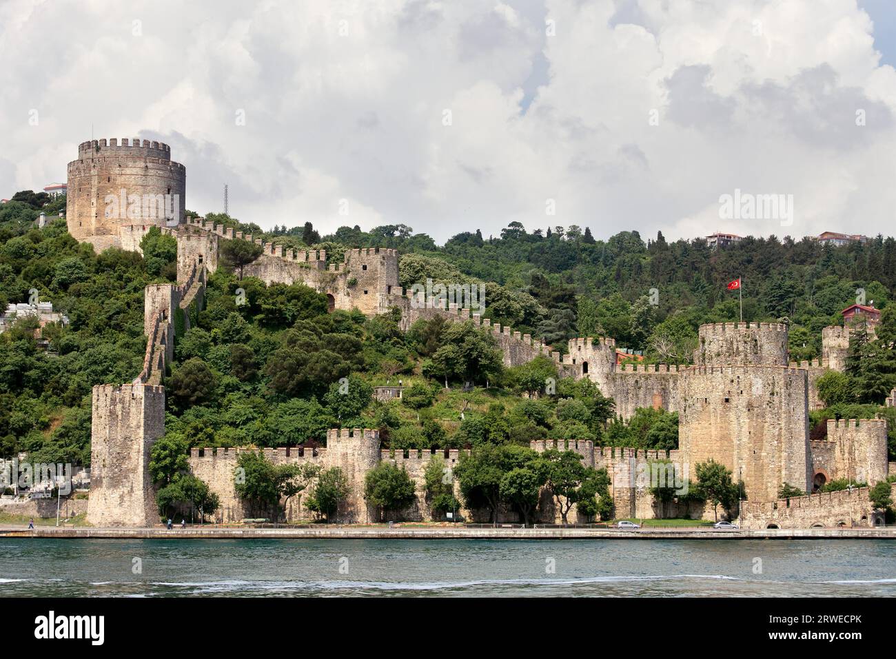 Rumelian Castle also known as Castle of Europe medieval landmark on the ...