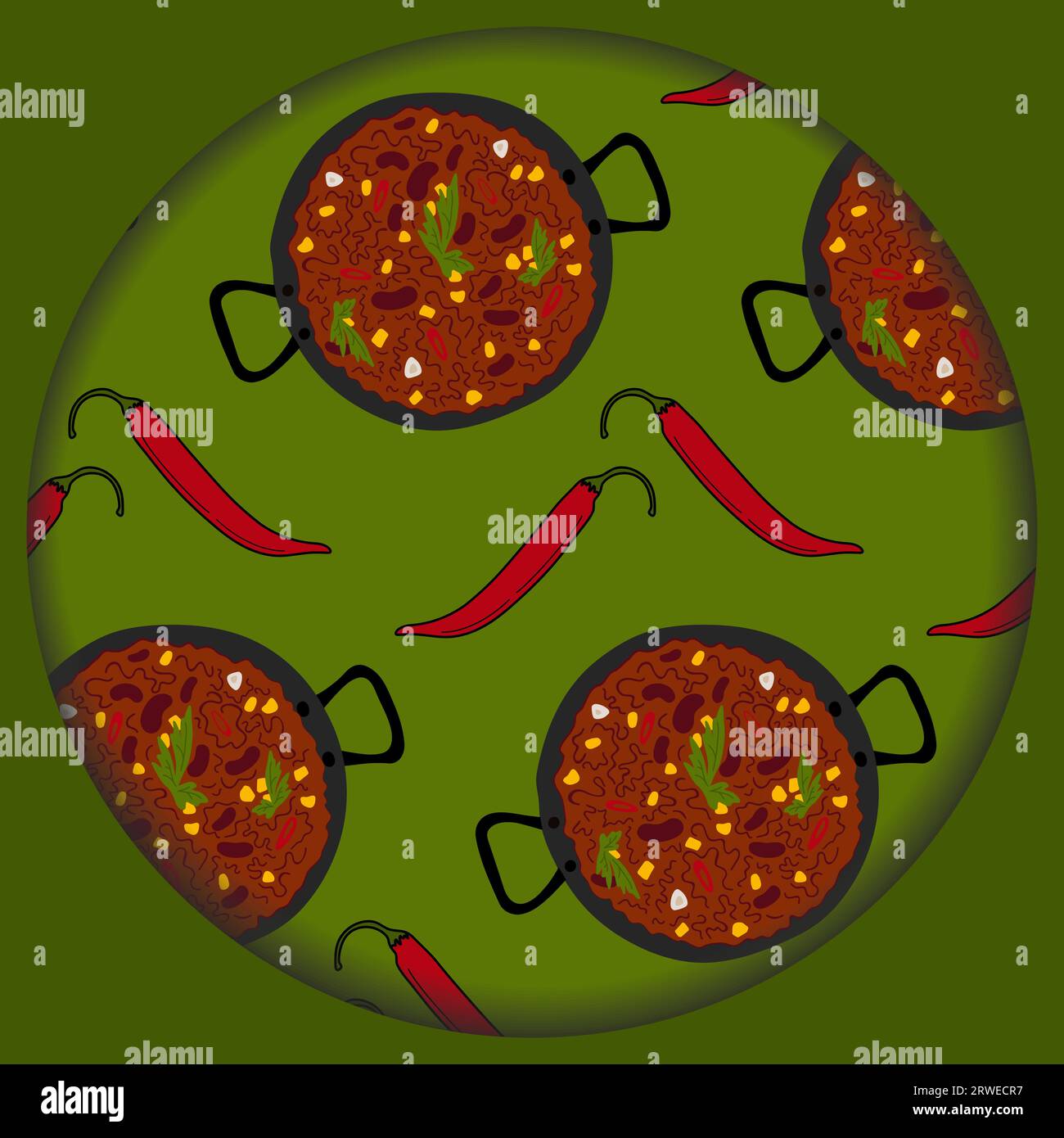 Abstract background texture in cut paper style with a pattern of ...