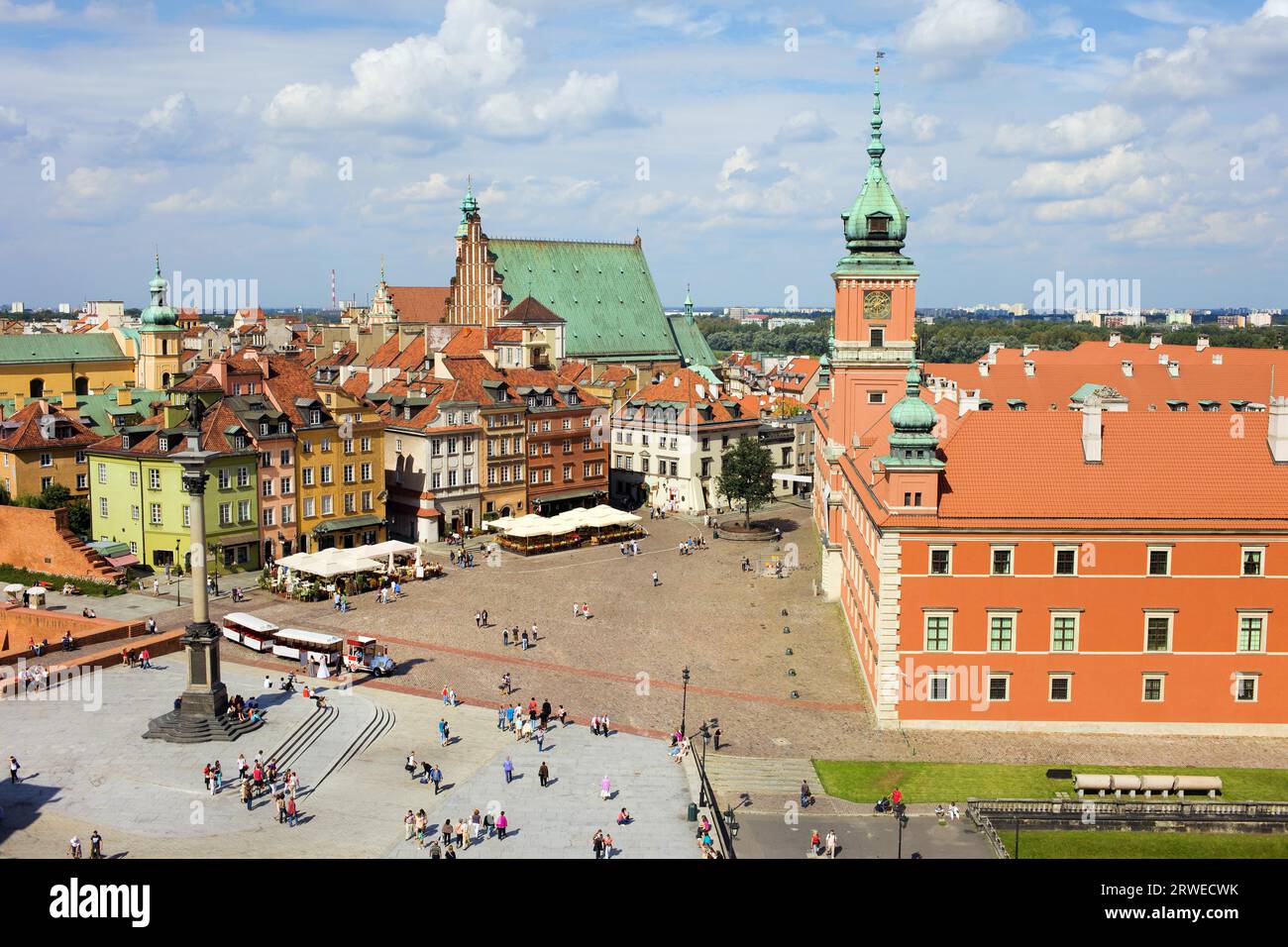 Old Town (Polish: Stare Miasto) (Starowka) with Royal Castle (Polish ...