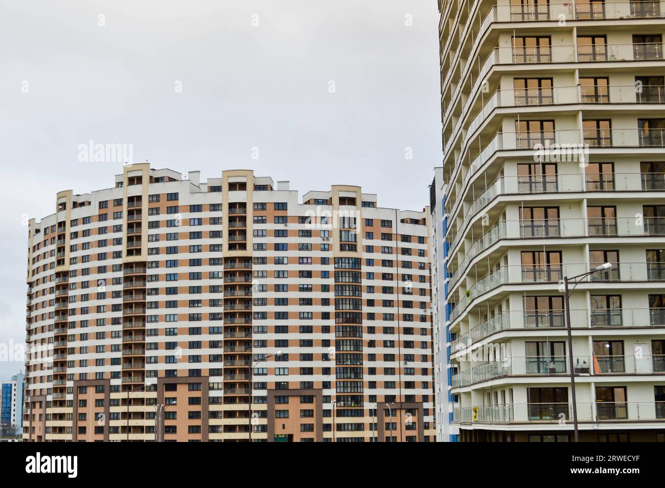 New large modern tall multi-storey comfortable urban monolithic-frame ...