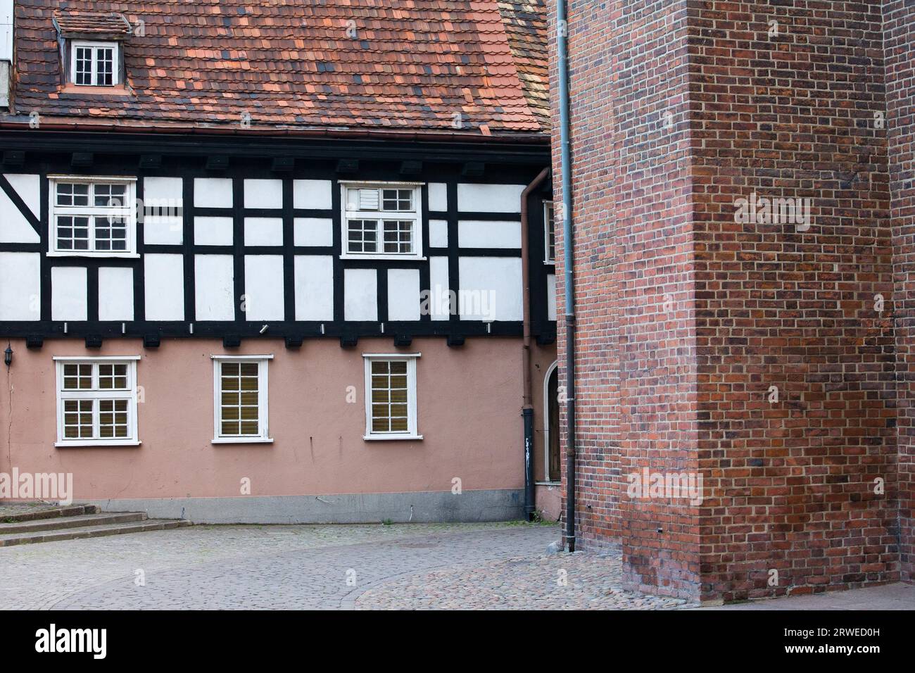 Old Town of Gdansk (Danzig) in Poland traditional architecture Stock ...