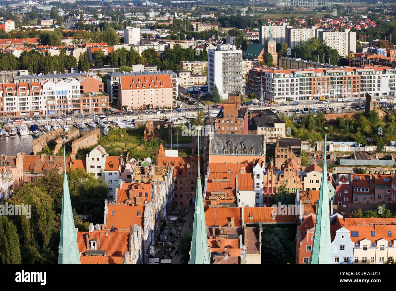 Aerial view gdansk in poland hi-res stock photography and images - Alamy