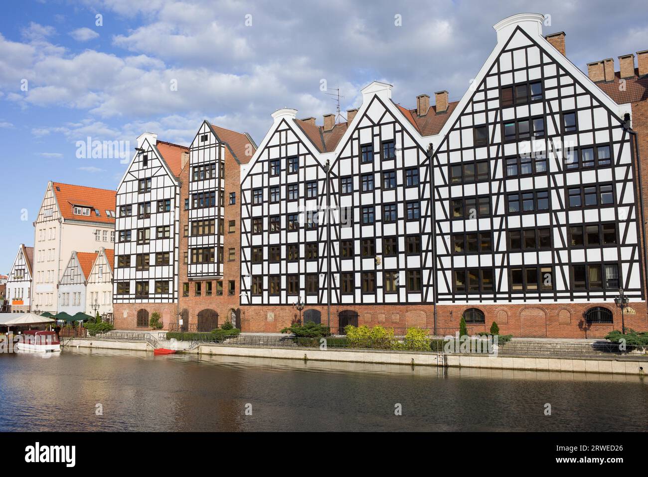 Granaries on the Granary Island (Polish: Wyspa Spichrzow) historic ...
