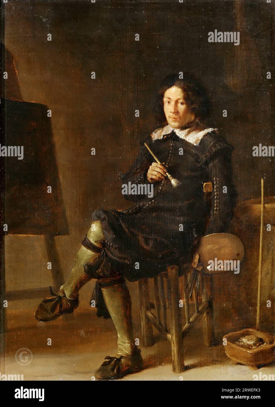 Self portrait at the louvre hi-res stock photography and images - Alamy