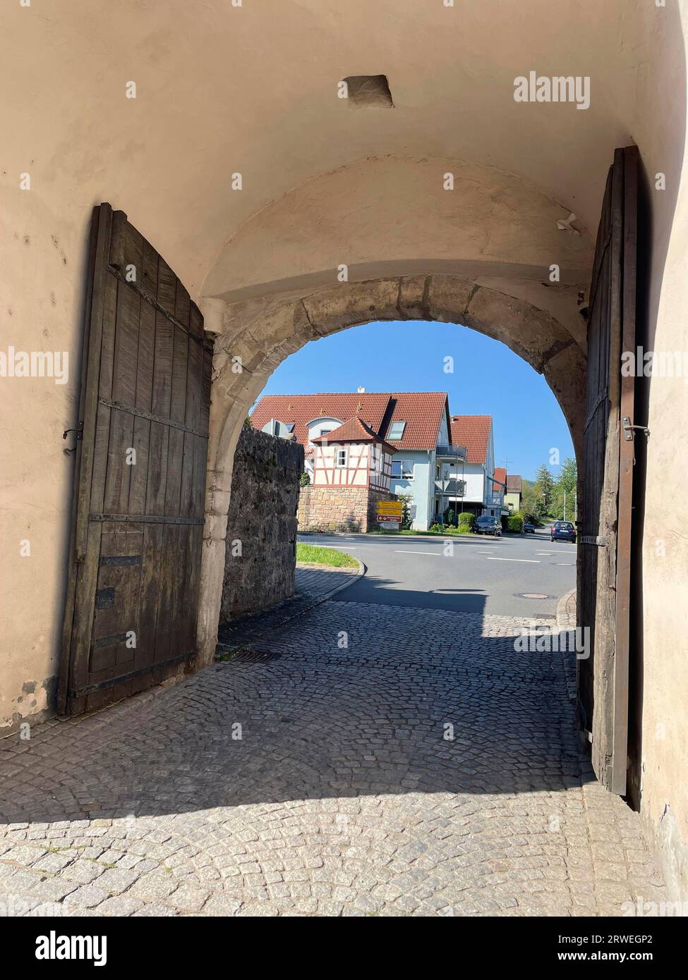 The Upper Gate, Old Town, Centre, Romantic Road, Tauber Valley Cycle ...