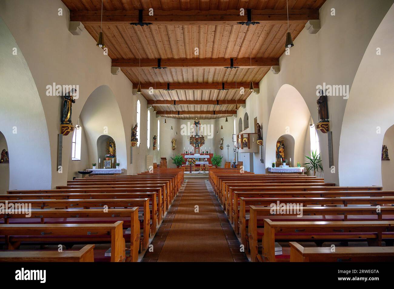 Wooden church ceiling hi-res stock photography and images - Alamy