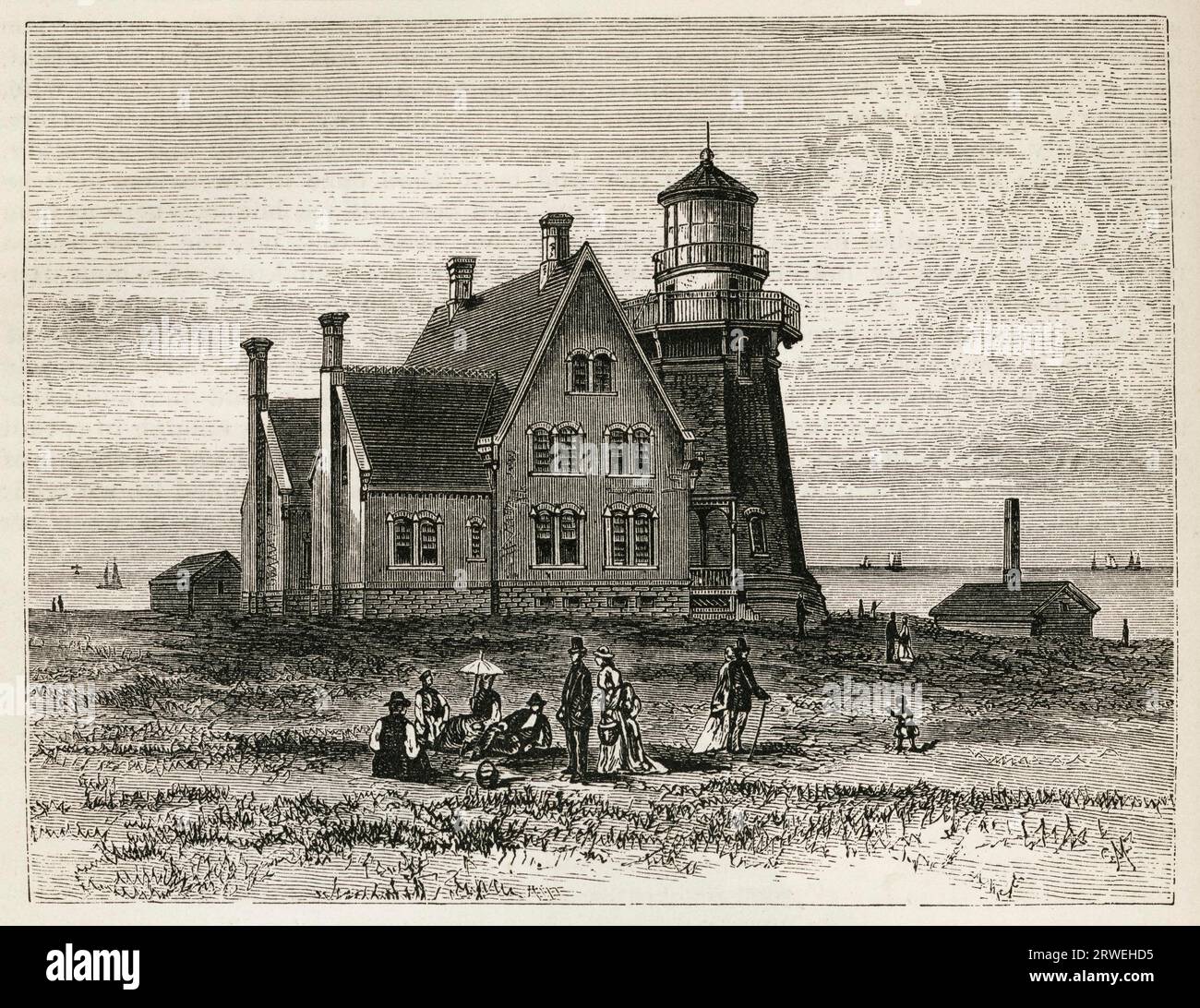 Block Island Southeast Light is a lighthouse located on the ...