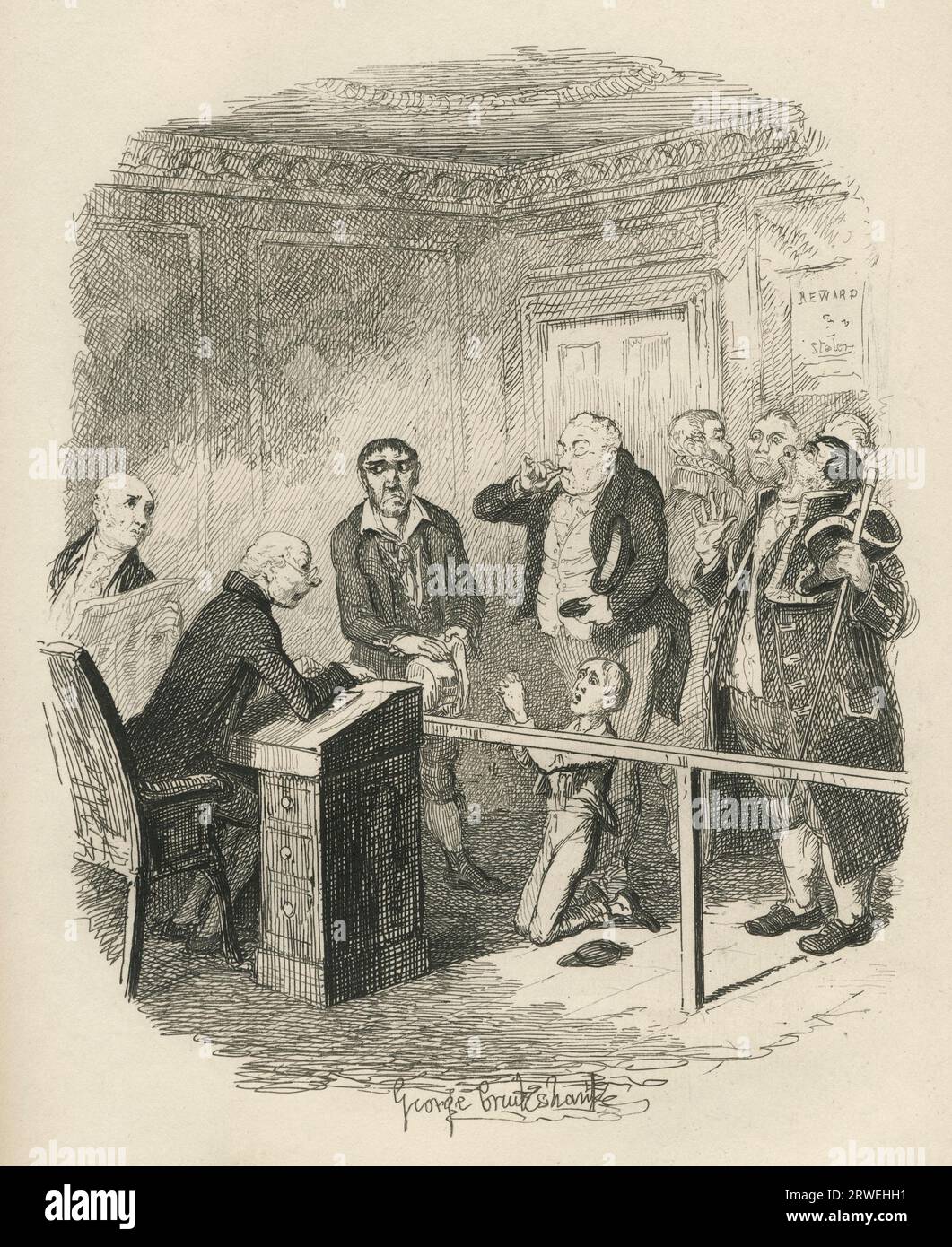 Oliver escapes being bound apprentice to the Sweep.19th century ...