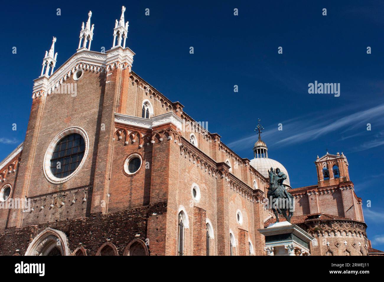 The equestrian statue of Condottiere Bartolomeo Colleoni, after a wax ...