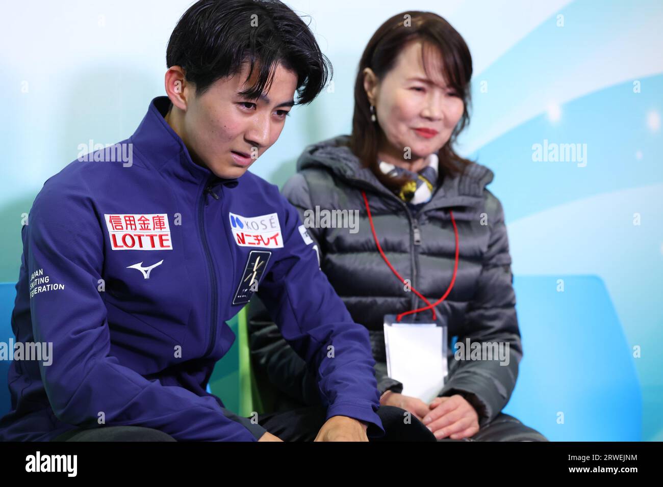 Osaka, Japan. 15th Sep, 2023. (L-R) Shunsuke Nakamura, Mie Hamada coach ...