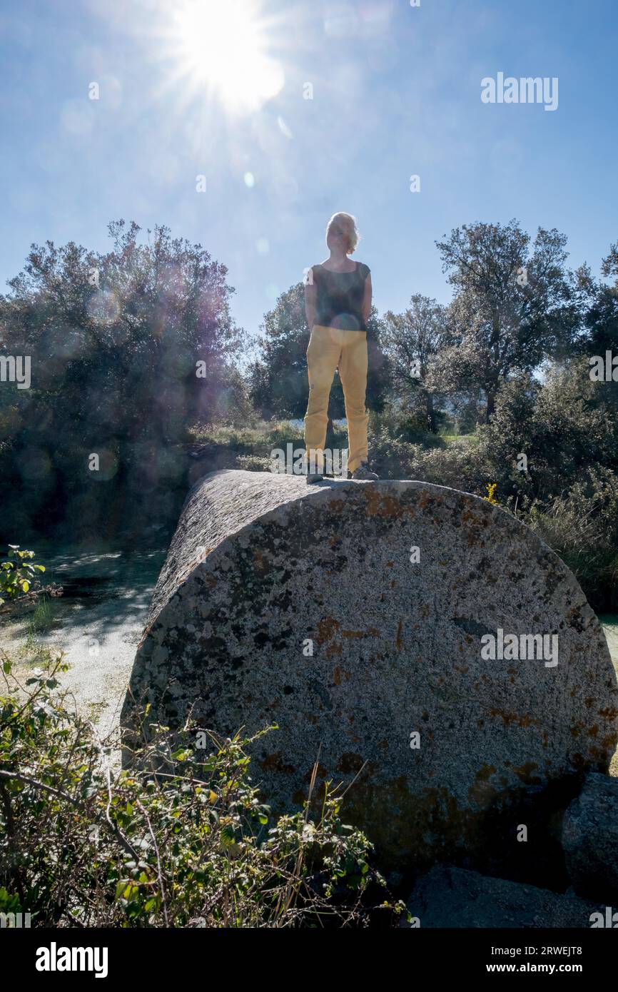 The monolith of Corbara. In 1828, this monolith, weighing 304 tons, 17. ...