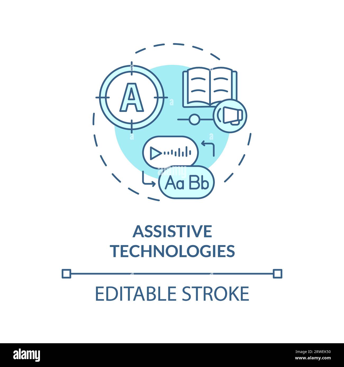 Assistive technology icon hi-res stock photography and images - Alamy