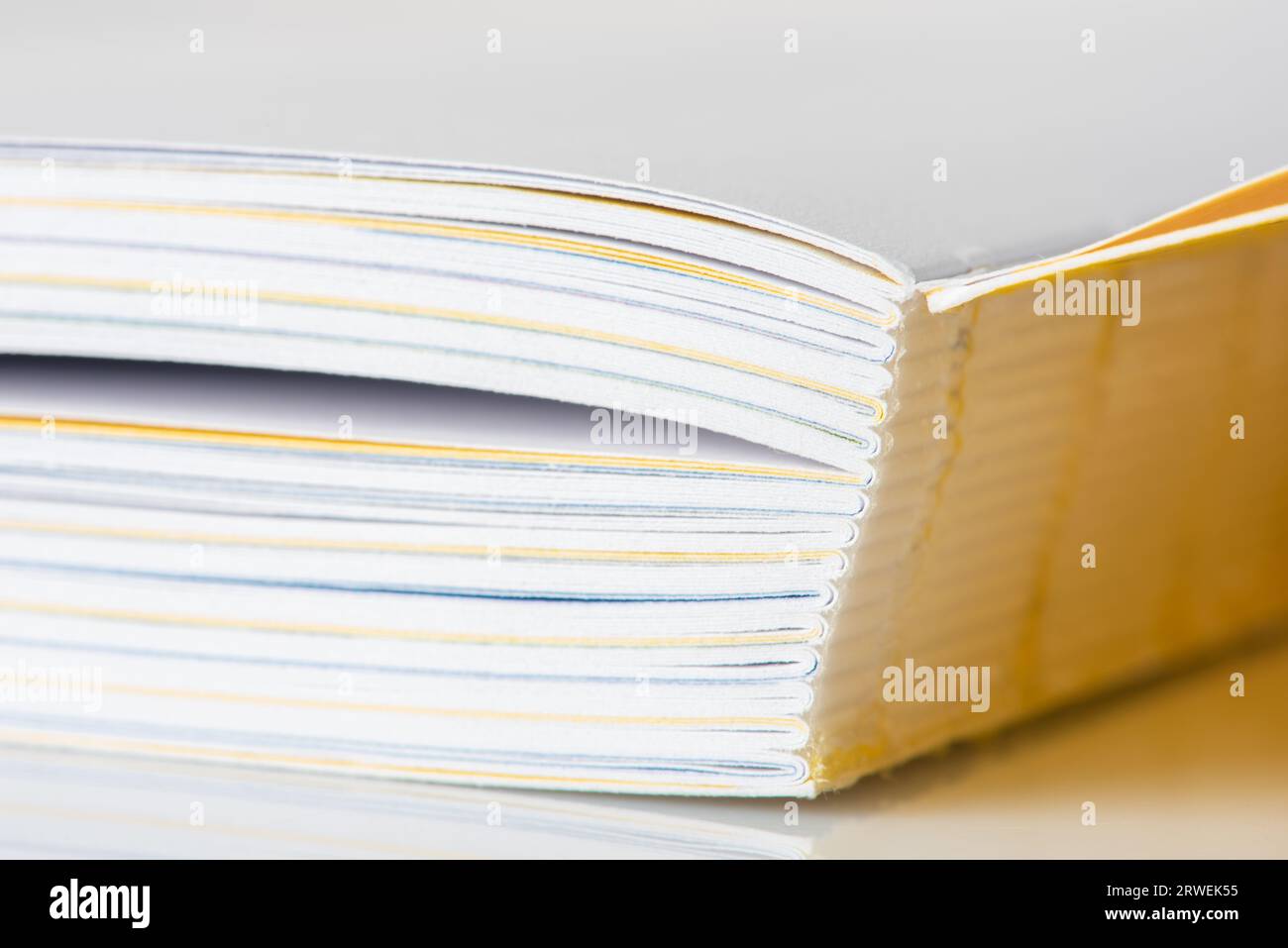 Macro view of book, education concept Stock Photo - Alamy