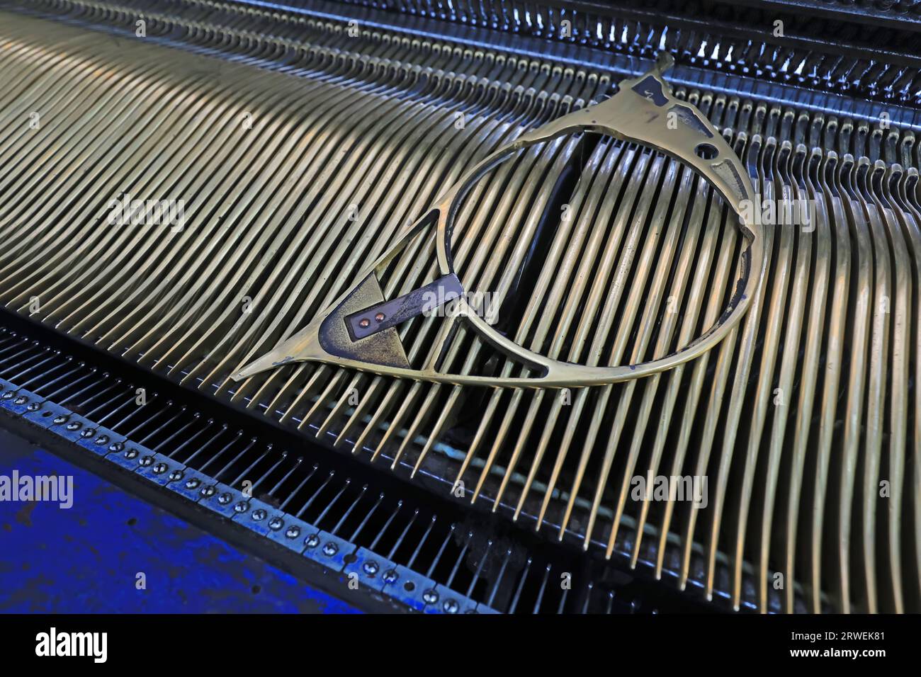 Production tools in a fishing net processing plant, North China Stock ...