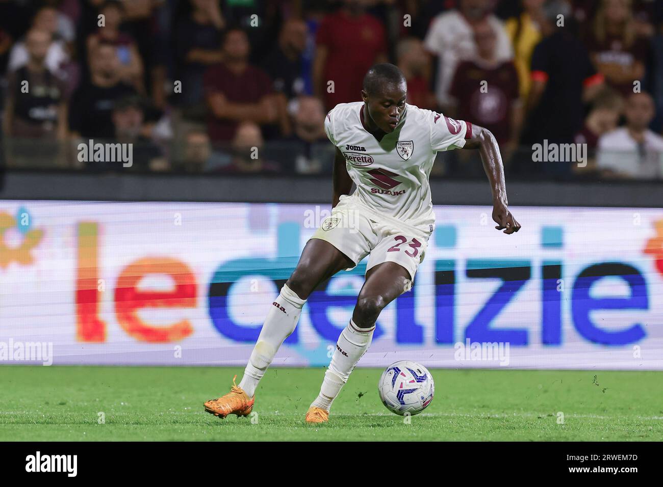 Torino's Senegalese forward Demba Seck controls the ball during the ...