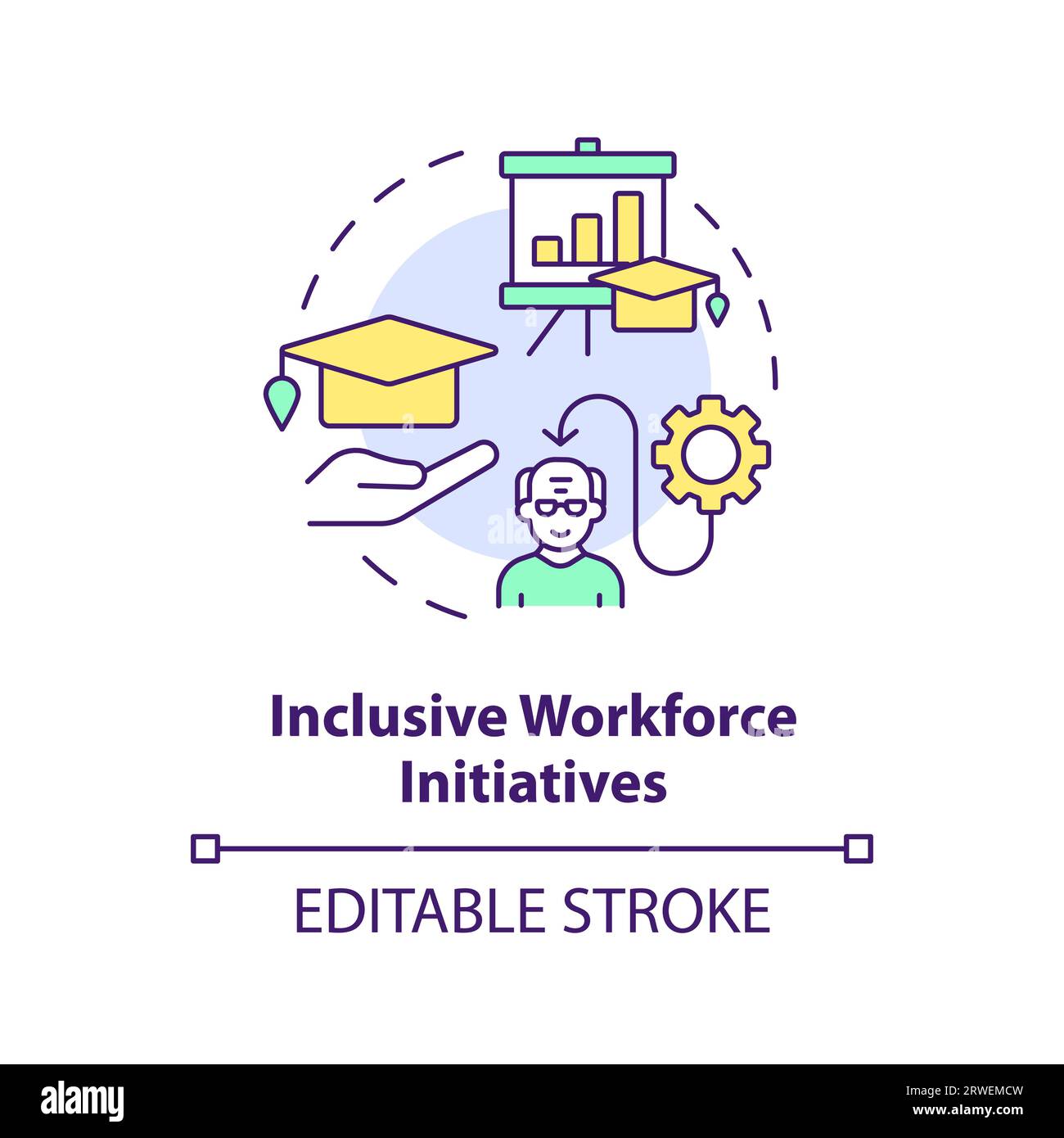 Workforce symbol hi-res stock photography and images - Alamy