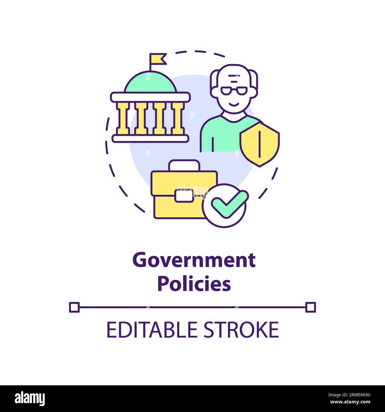 Employment policies Stock Vector Images - Alamy