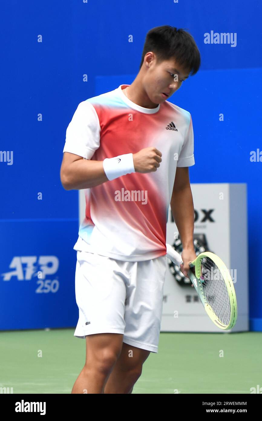 Chengdu, China. 19 September, 2023. during the 2023 Chengdu Tennis Open ...