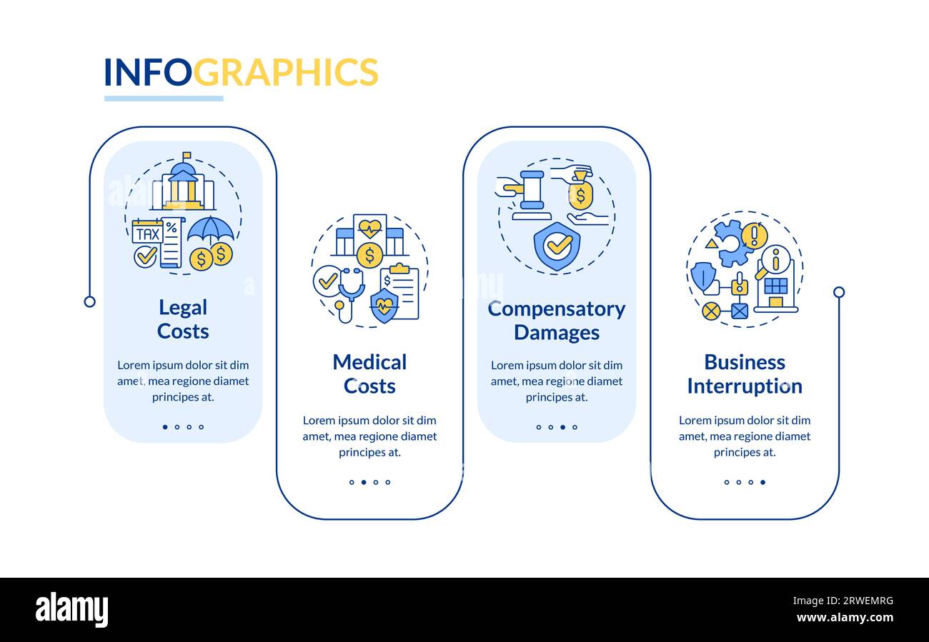 Colorful product liability layout with thin line icons Stock Vector Image & Art - Alamy