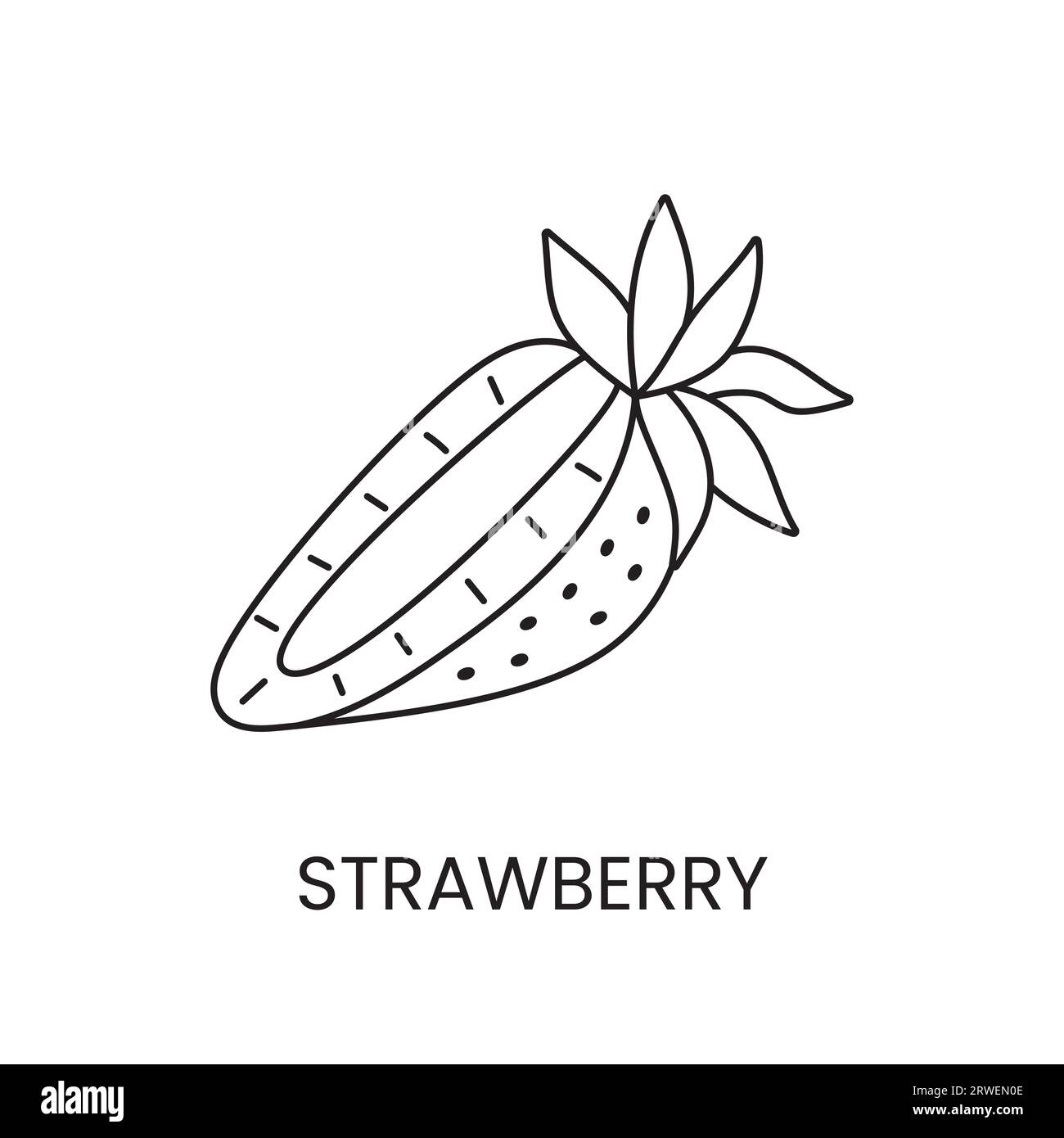 Strawberries Clip Art Black And White